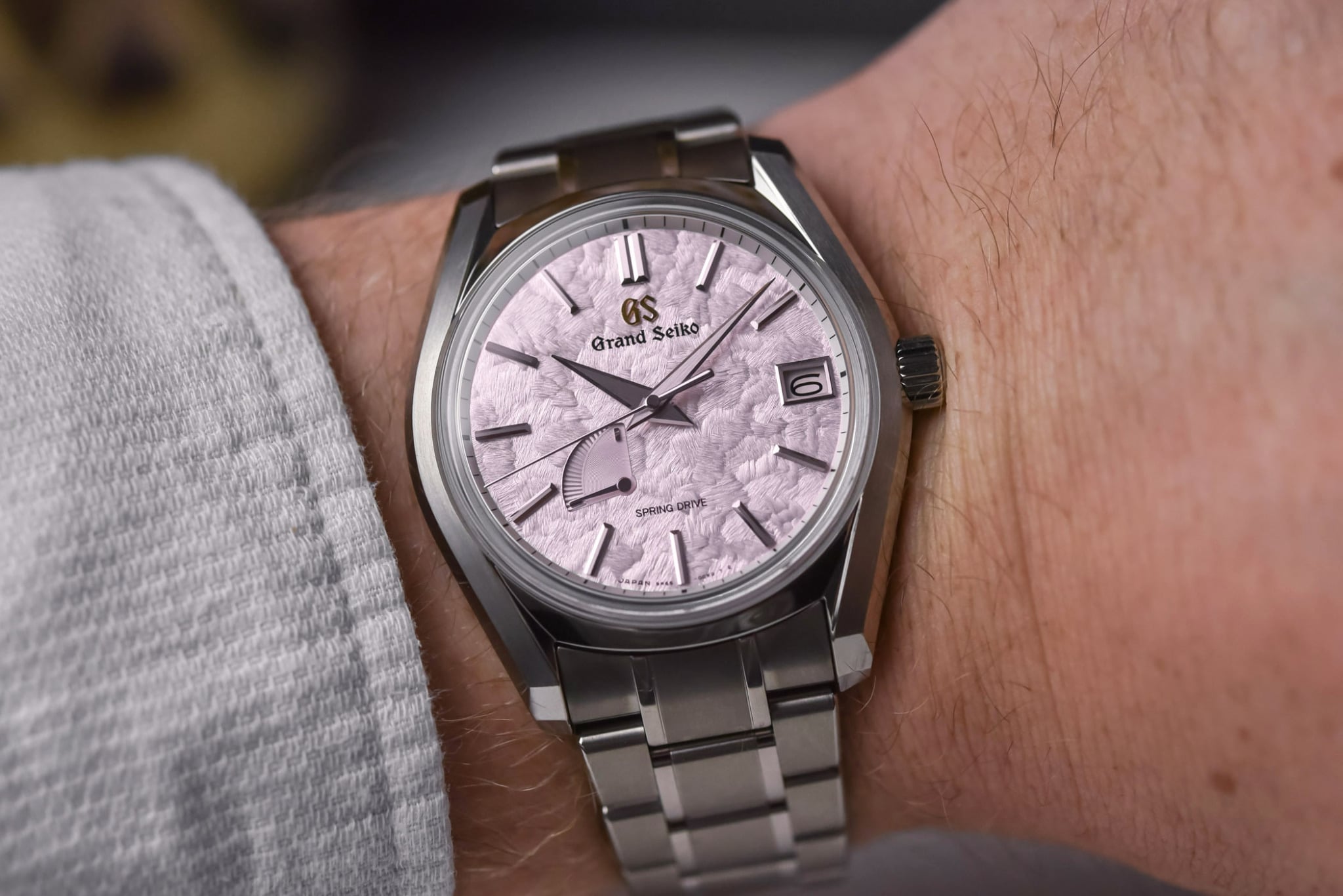 Hands-On Grand Seiko Heritage Shunbun Spring Drive Pink Dial SBGA413