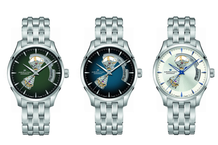 Introducing the new Hamilton Jazzmaster Open Heart 40mm Gradient Dial