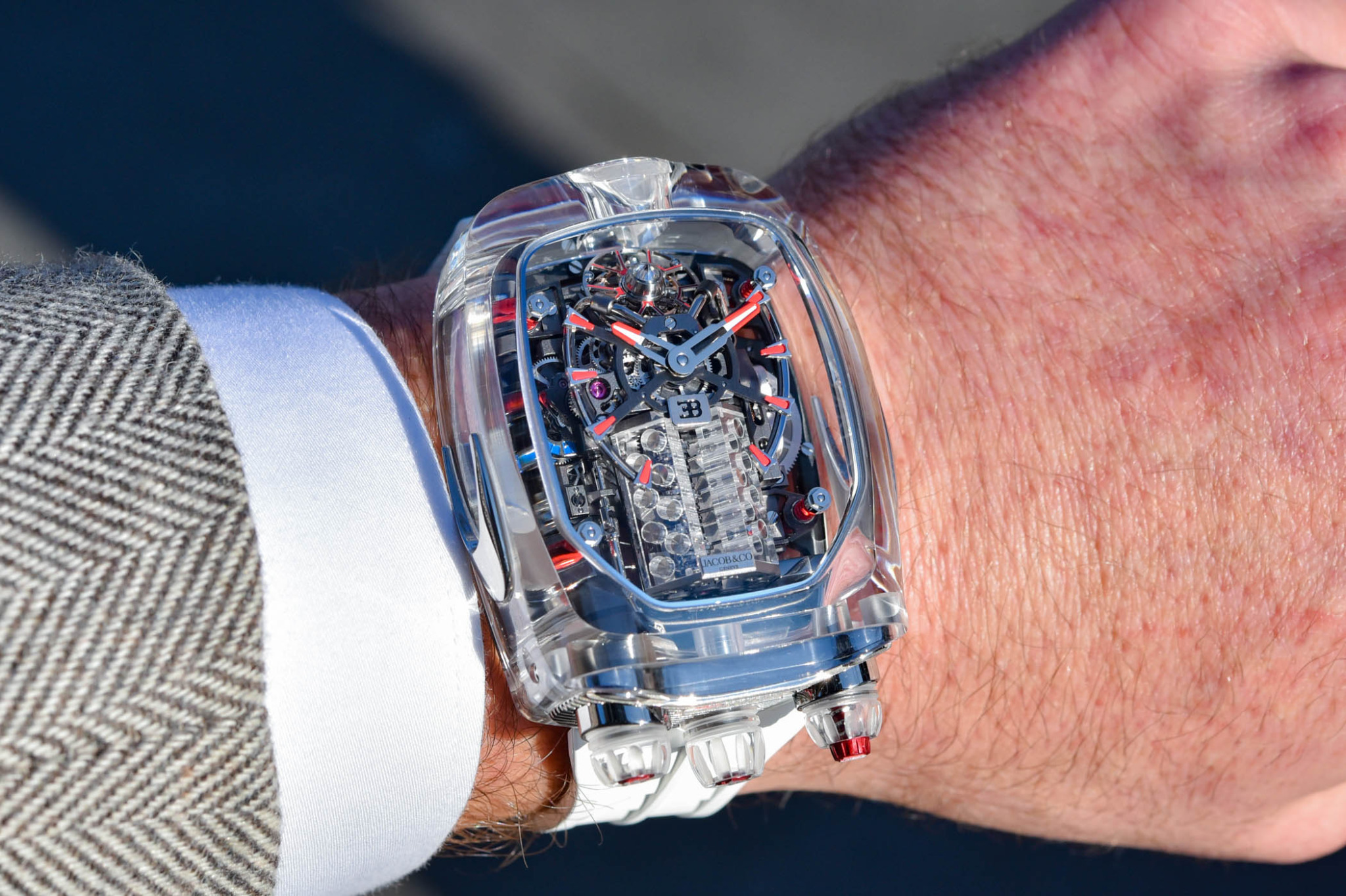 Hands-On - Jacob & Co Bugatti Chiron Sapphire Crystal (Specs & Price)
