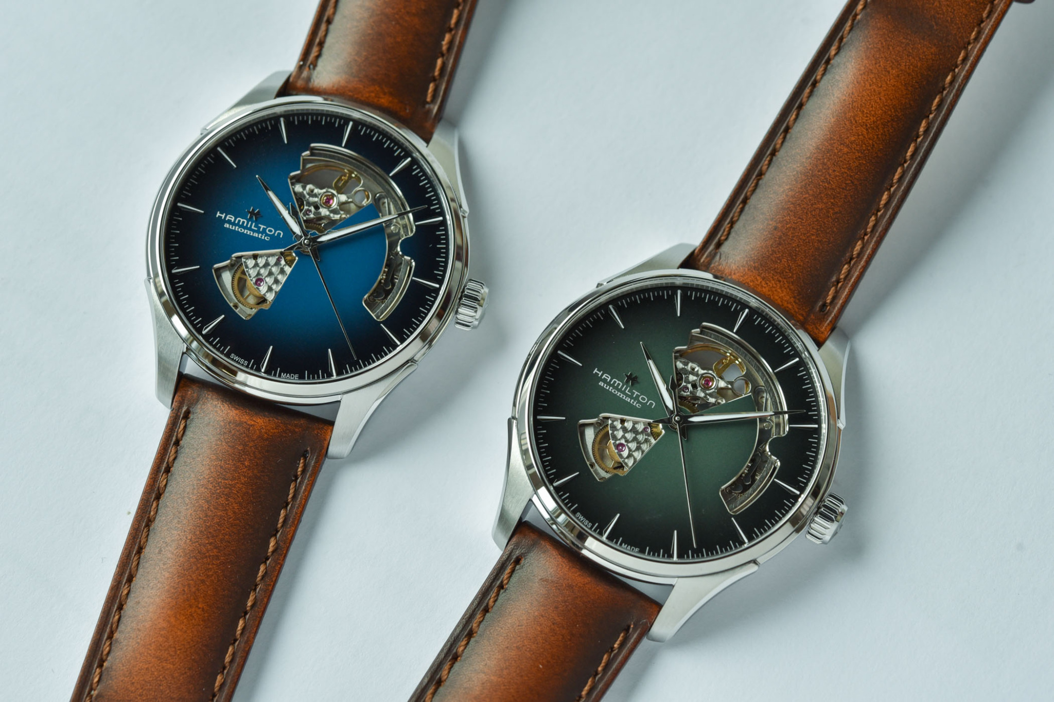 Hands-On 2022 Gradient Dial Hamilton Jazzmaster Open Heart 40mm