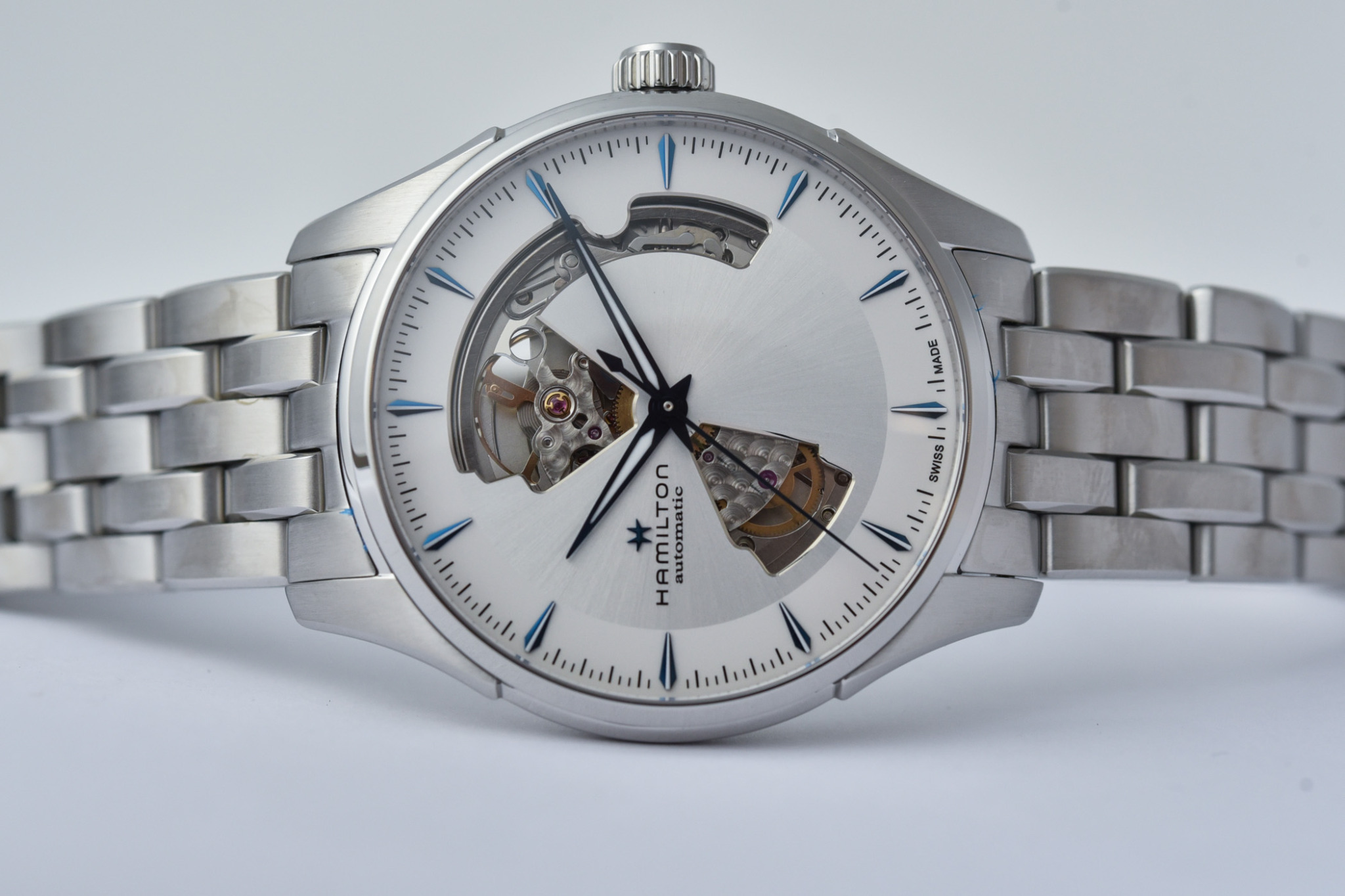 Hands-On 2022 Gradient Dial Hamilton Jazzmaster Open Heart 40mm