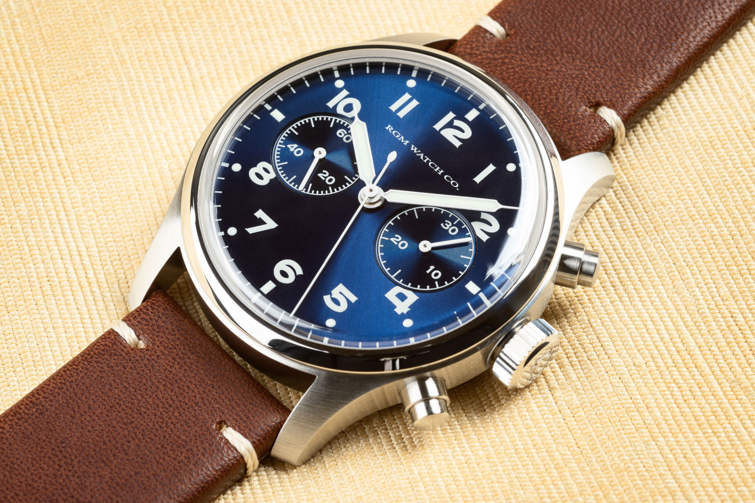 Introducing - RGM Model 600-B Chronograph Blue Dial (Specs & Price)