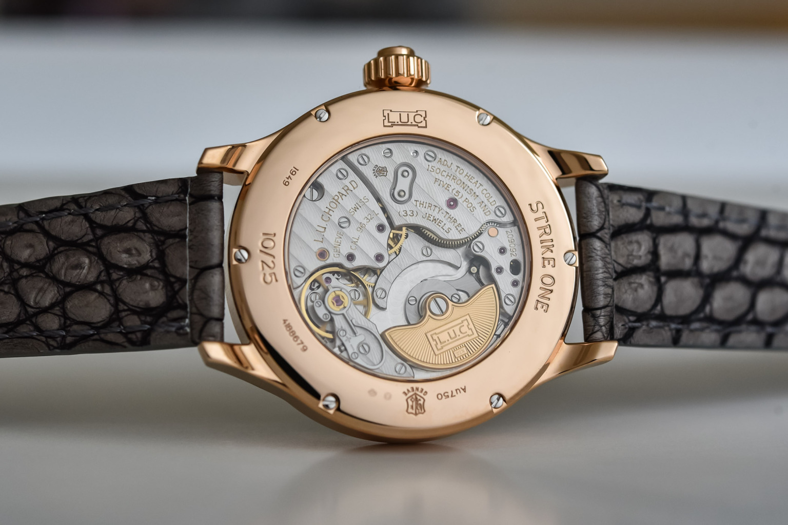 Chopard presents the superbly elegant L.U.C. Strike One - Hands-On
