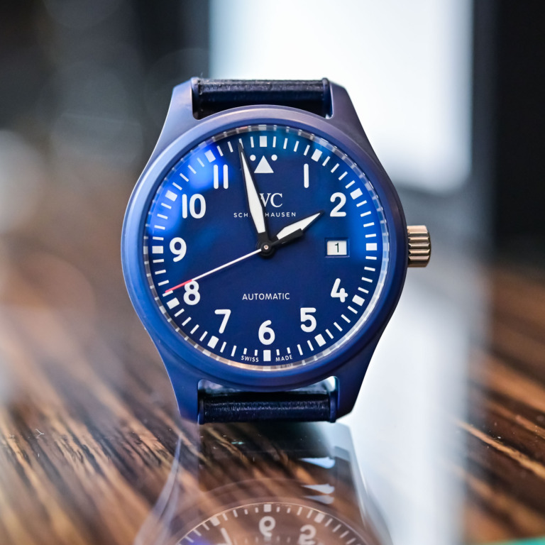 Hands-On - The Blue IWC Pilot’s Watch Automatic Laureus IWC328101