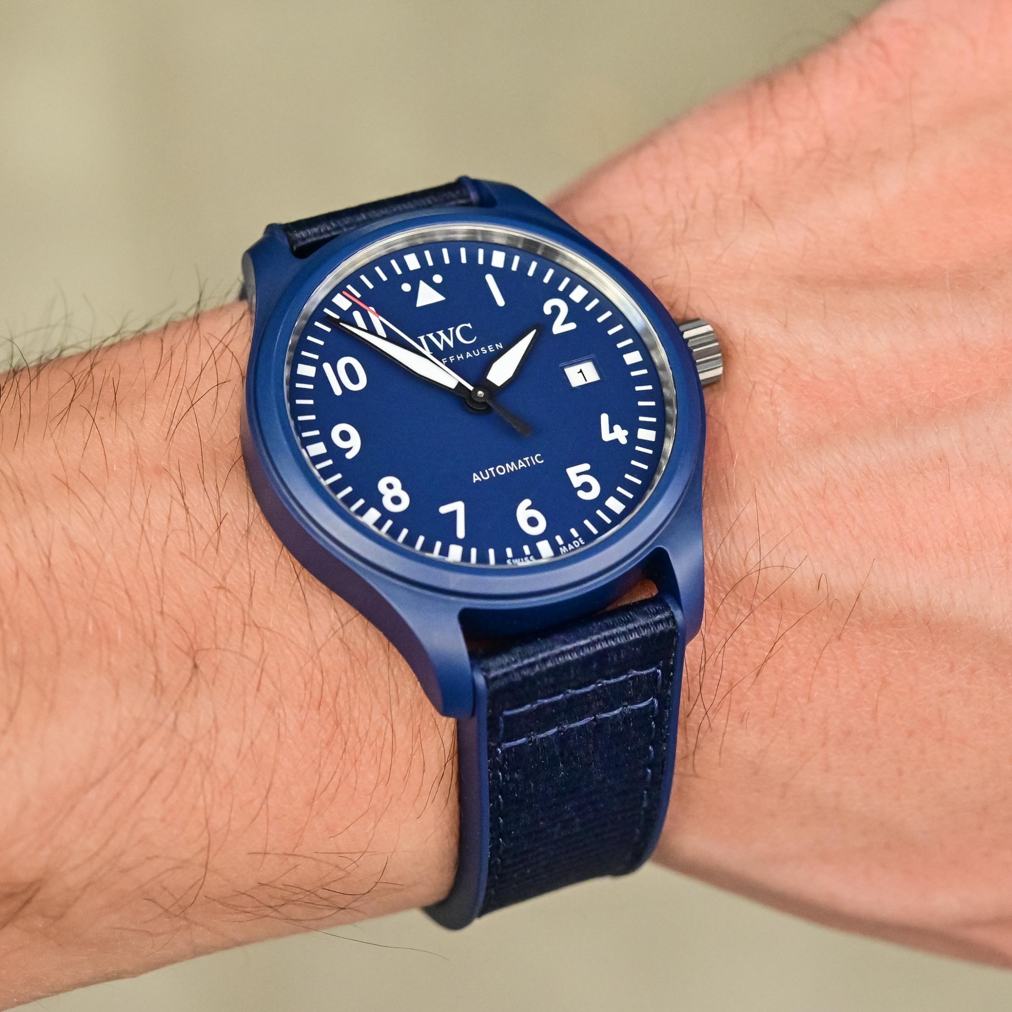 Hands-On - The Blue IWC Pilot’s Watch Automatic Laureus IWC328101