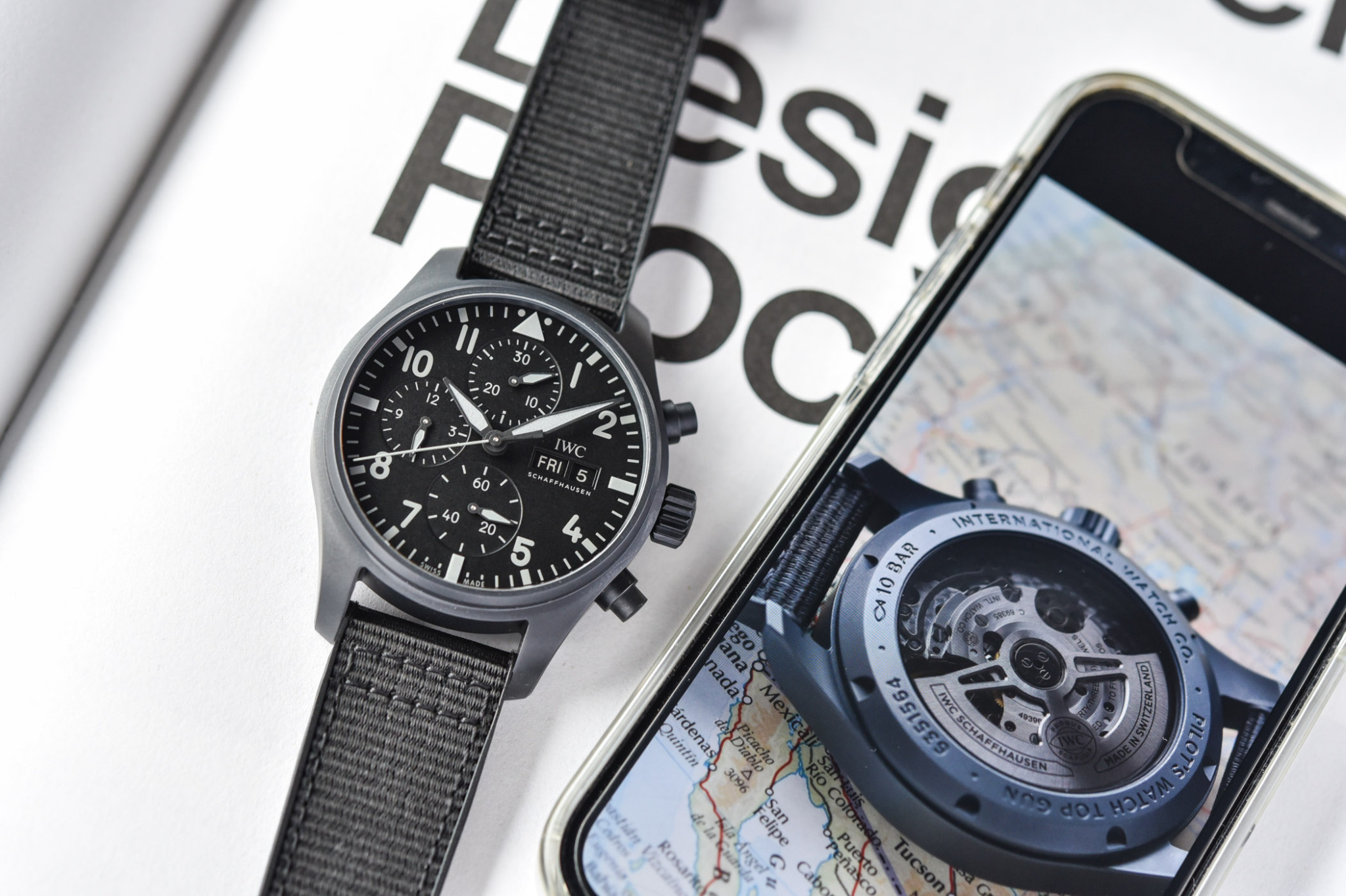 Hands-On - IWC Pilot Chronograph 41 TOP GUN Ceratanium IW388106