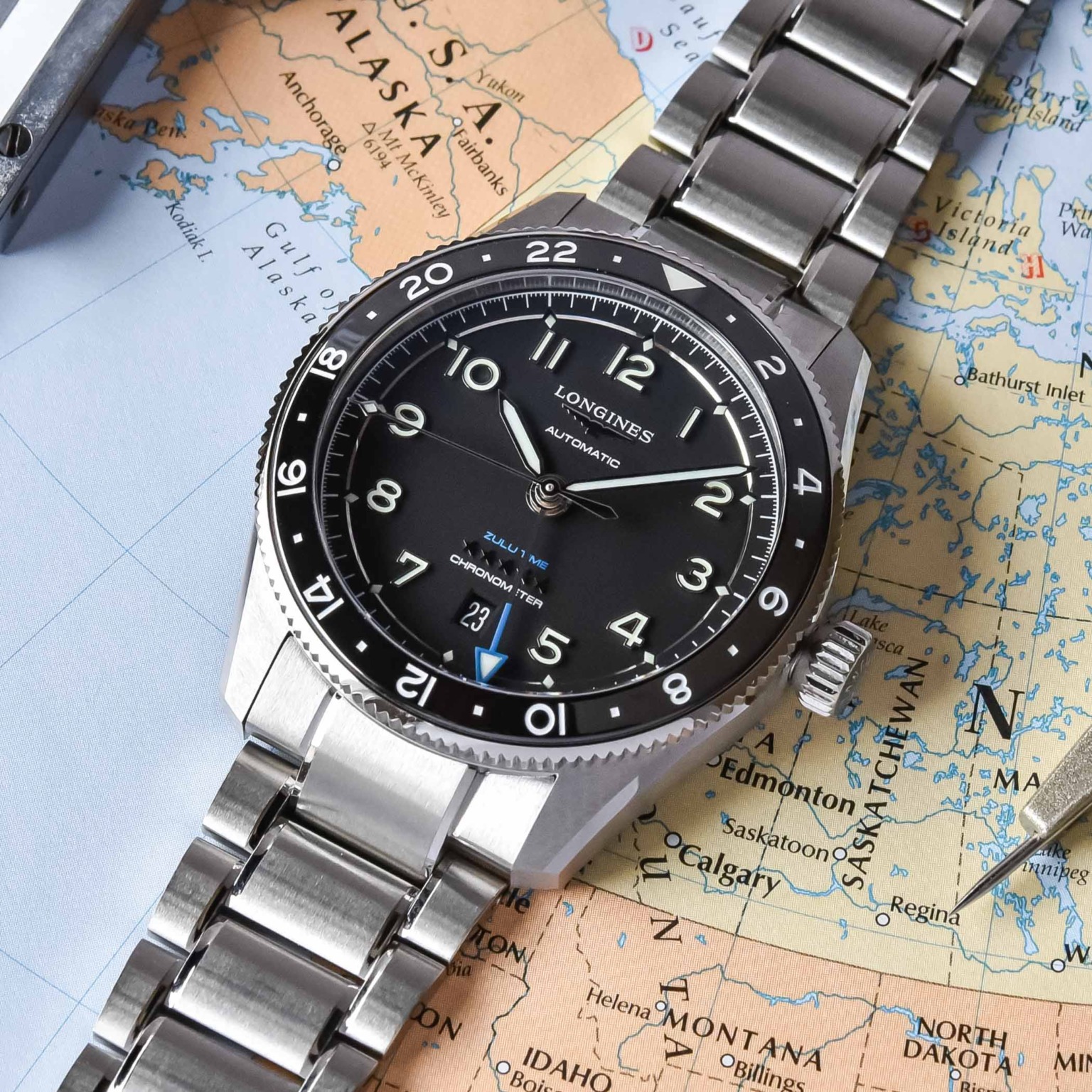 Longines Spirit Zulu Time GMT - Hands-On Review, Video & Price