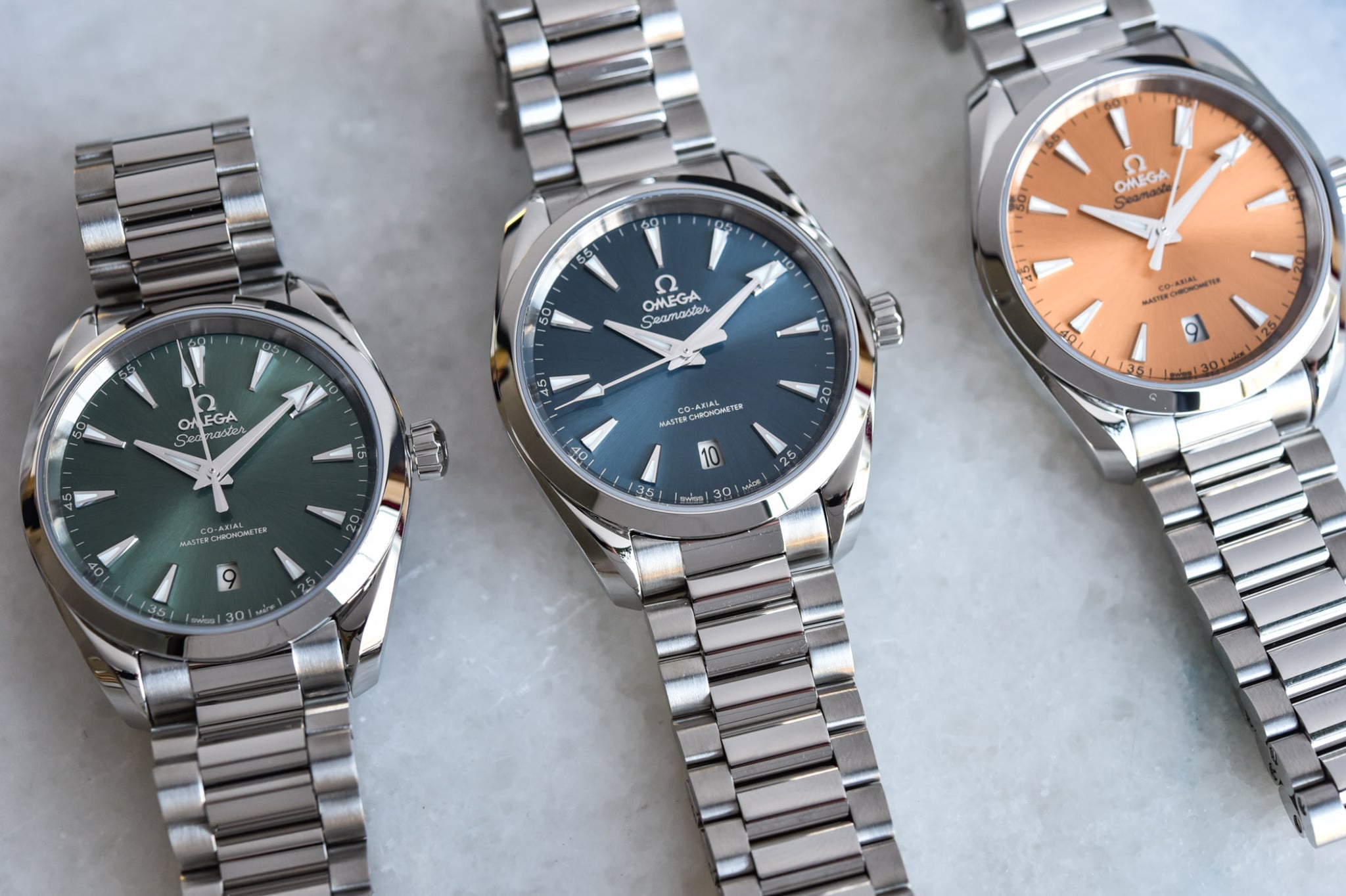2022 Colourful Omega Seamaster Aqua Terra 150m Collection Hands-On