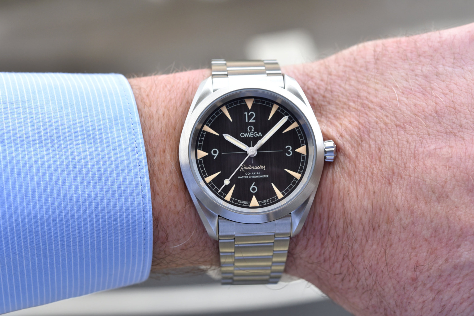 The Omega Railmaster is a criminally overlooked steel sports watch.