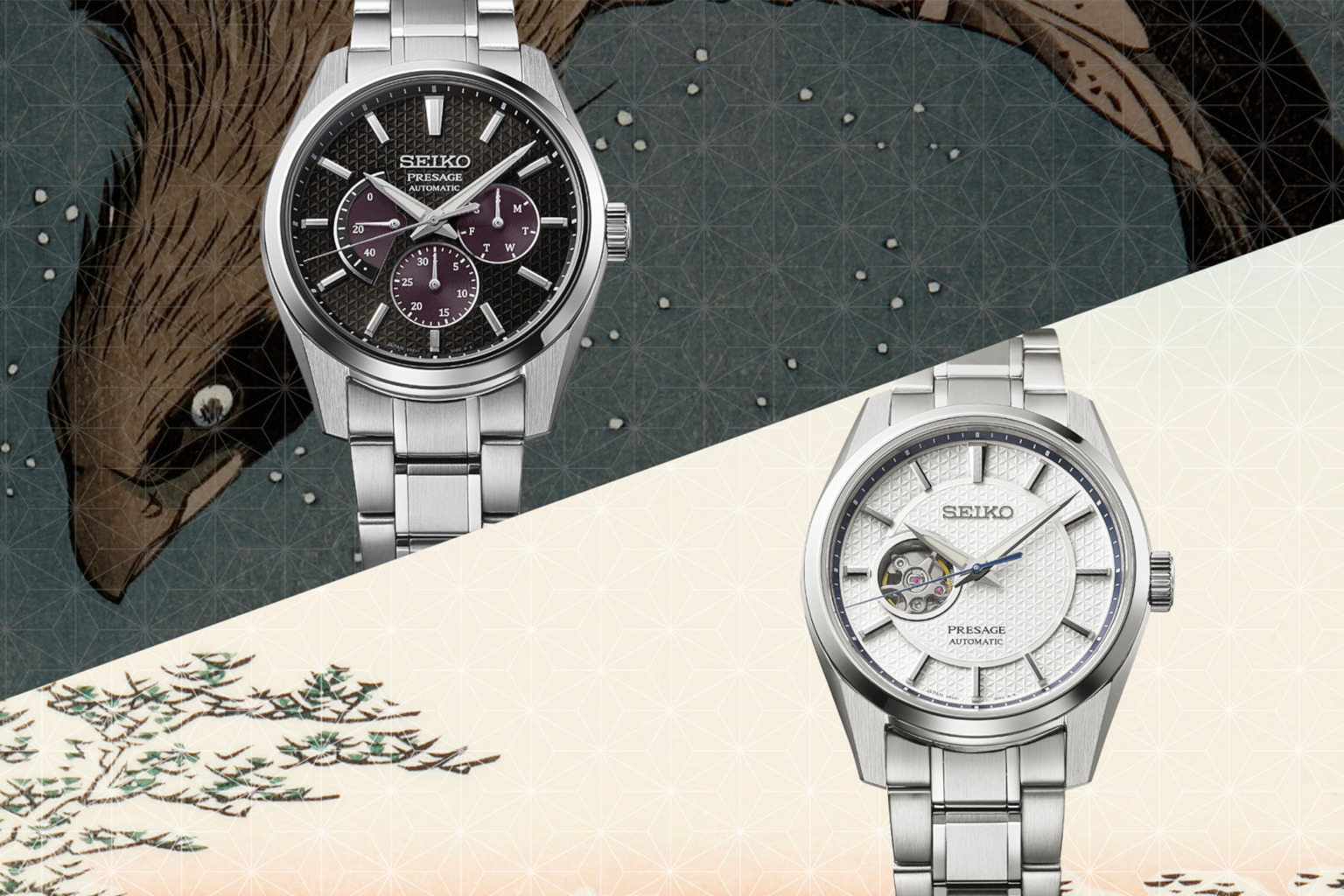 Seiko expands the stylish Presage Sharp Edged Series with 5 new models.
