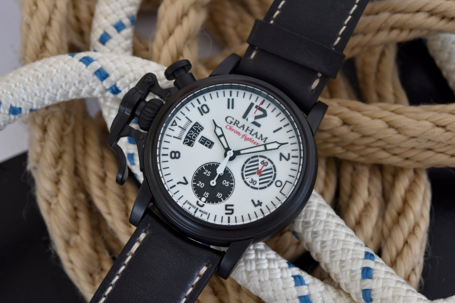 Graham gives the Chronofighter a fully luminous dial