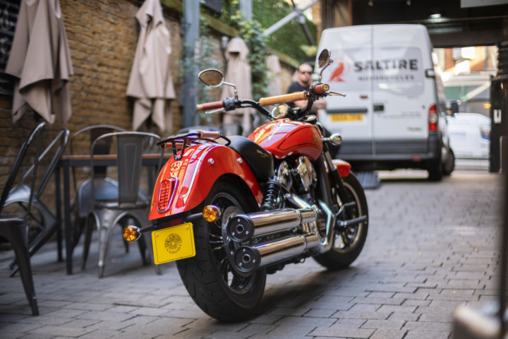 William Wood Watches and Saltire Motorcycles built a unique charity bike