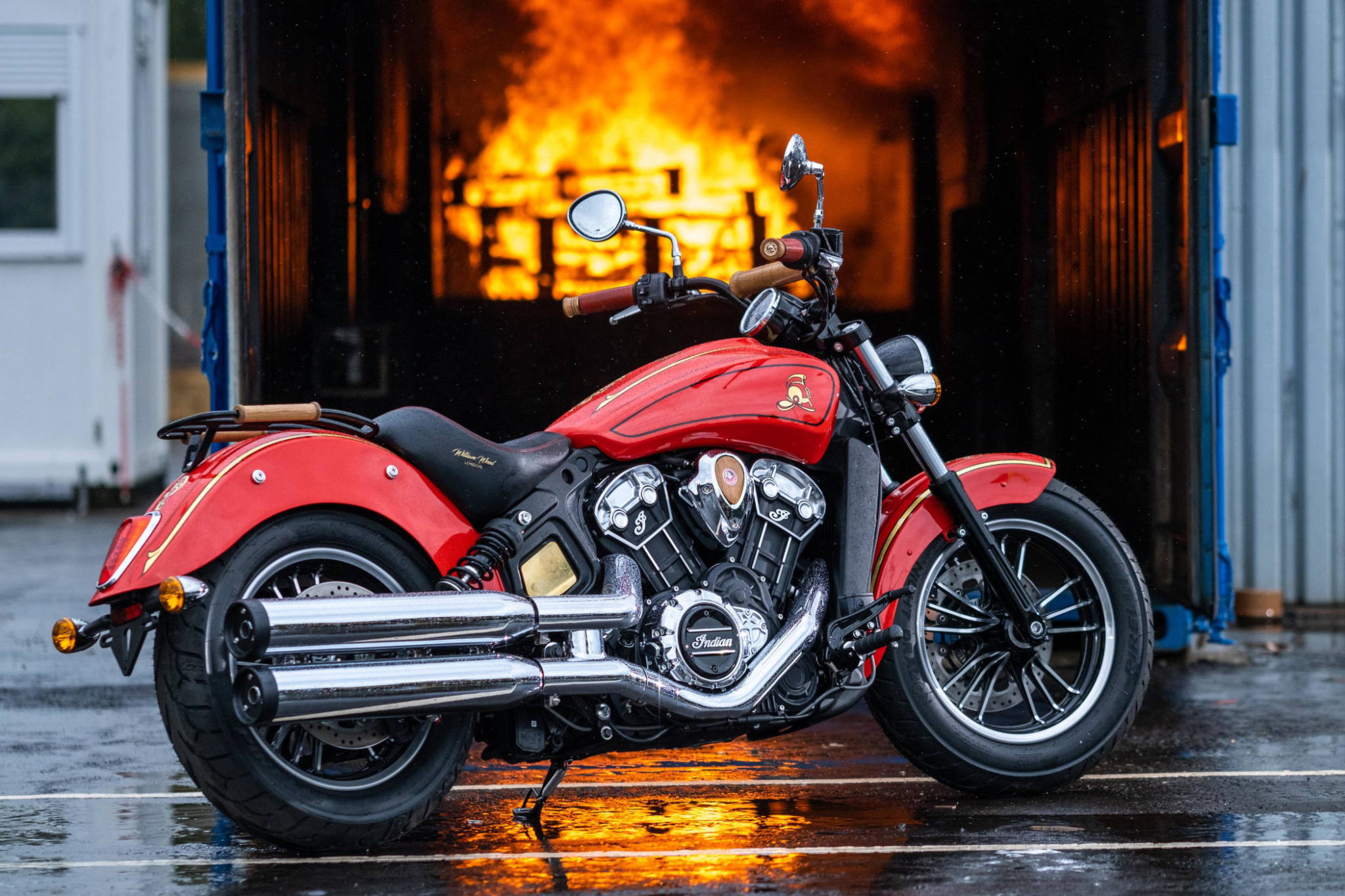 William Wood Watches and Saltire Motorcycles built a unique charity bike