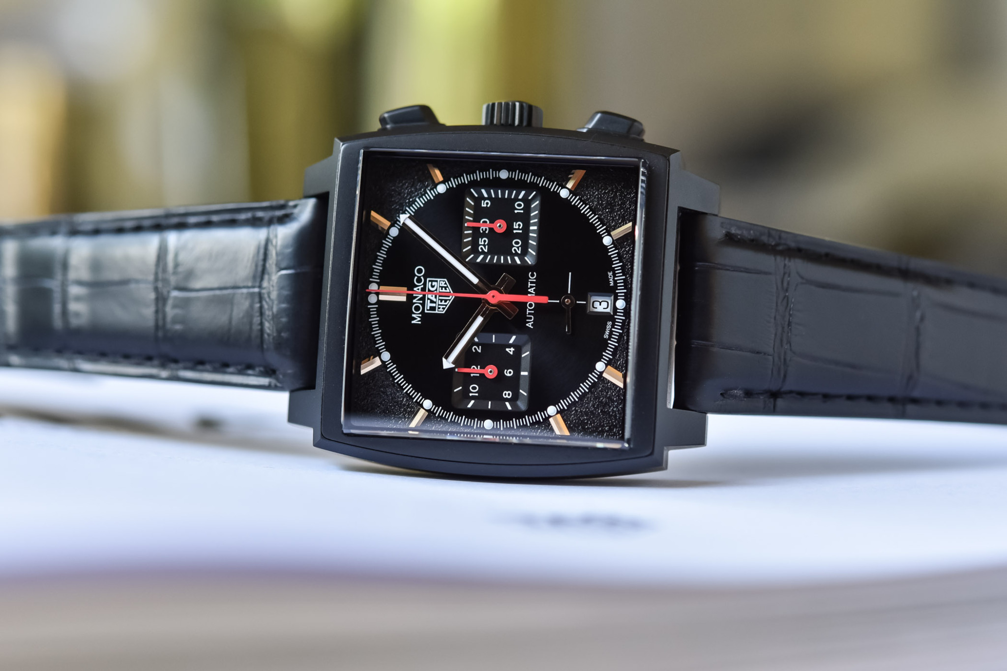 Hands-On 2022 TAG Heuer Monaco Special Edition Black DLC Titanium