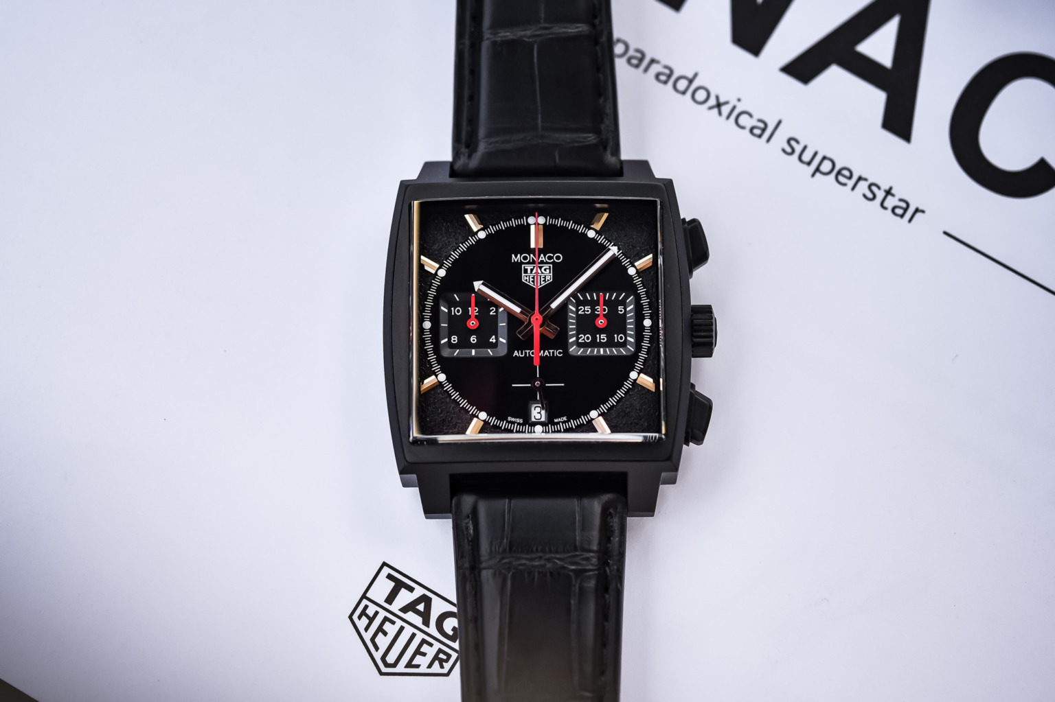 Hands-On 2022 TAG Heuer Monaco Special Edition Black DLC Titanium