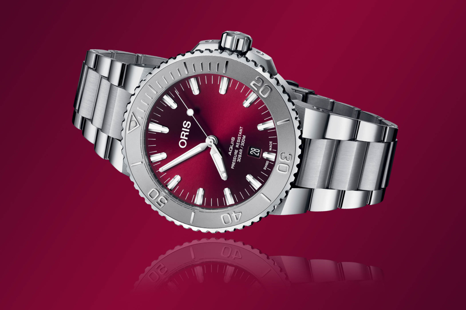 Introducing - Oris Aquis Date Cherry 43.5mm (Specs & Price)