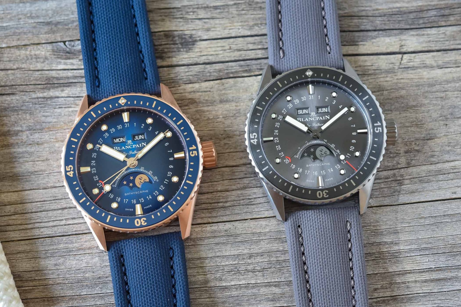 Hands-On 2022 Blancpain Fifty Fathoms Bathyscaphe Quantième Complet