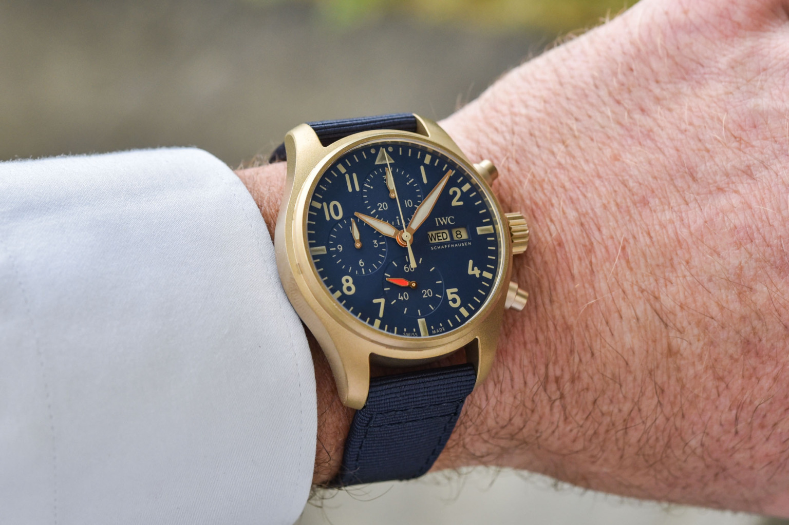 Hands-On - IWC Pilot's Watch Chronograph 41 Bronze IW388109