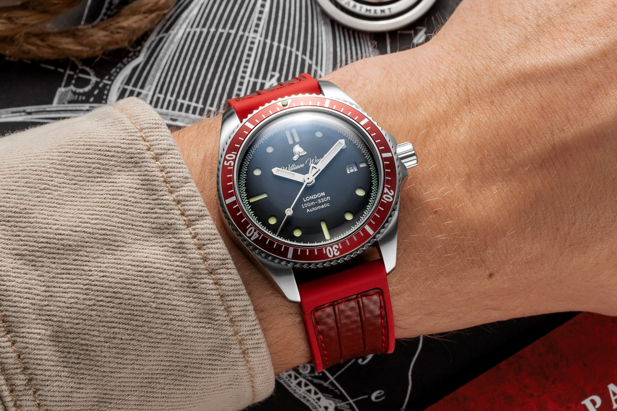 William Wood Watches partners with the FDNY for a special edition watch.