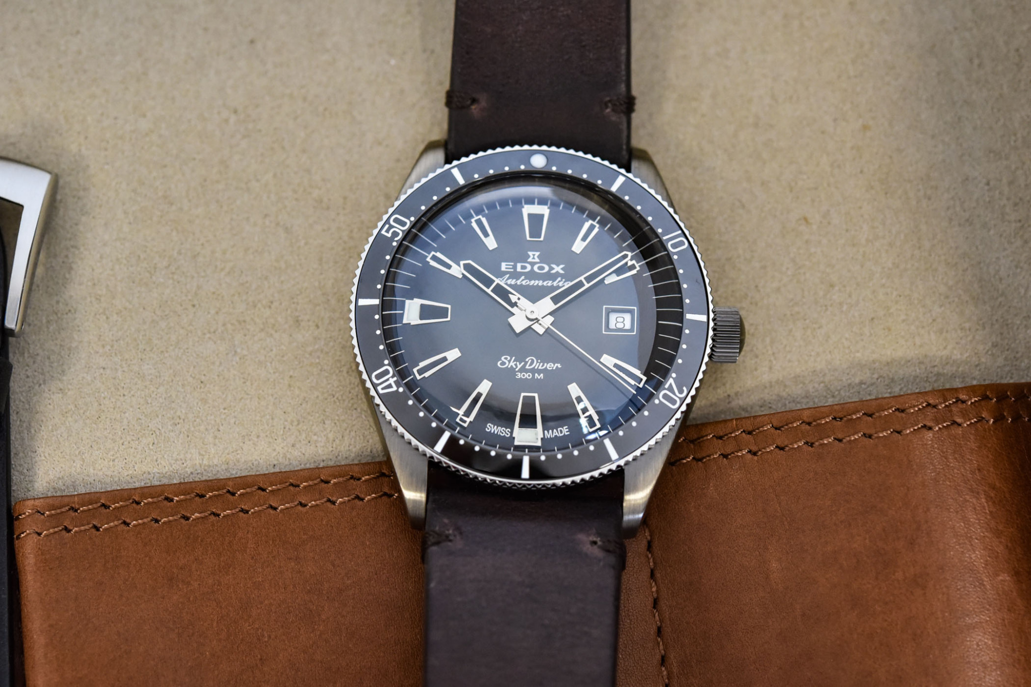 Hands-On Edox Skydiver Automatic Limited Editions Aged Steel & Bronze