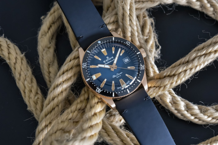 Hands-On Edox Skydiver Automatic Limited Editions Aged Steel & Bronze