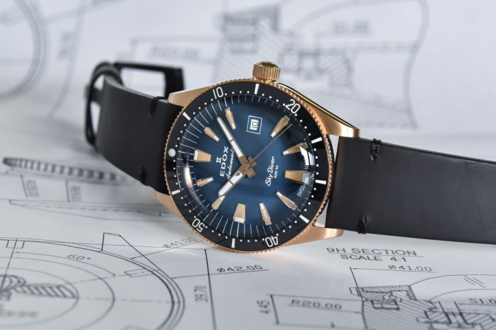 Hands-On Edox Skydiver Automatic Limited Editions Aged Steel & Bronze