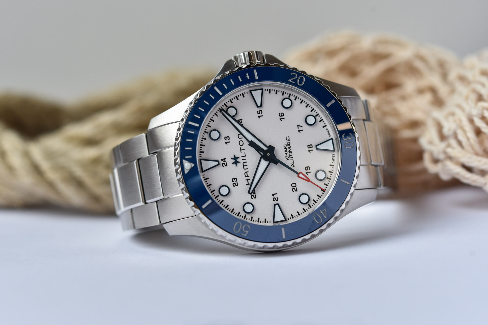Hands-On - The New Hamilton Khaki Navy Scuba Auto 43mm Silver Dial