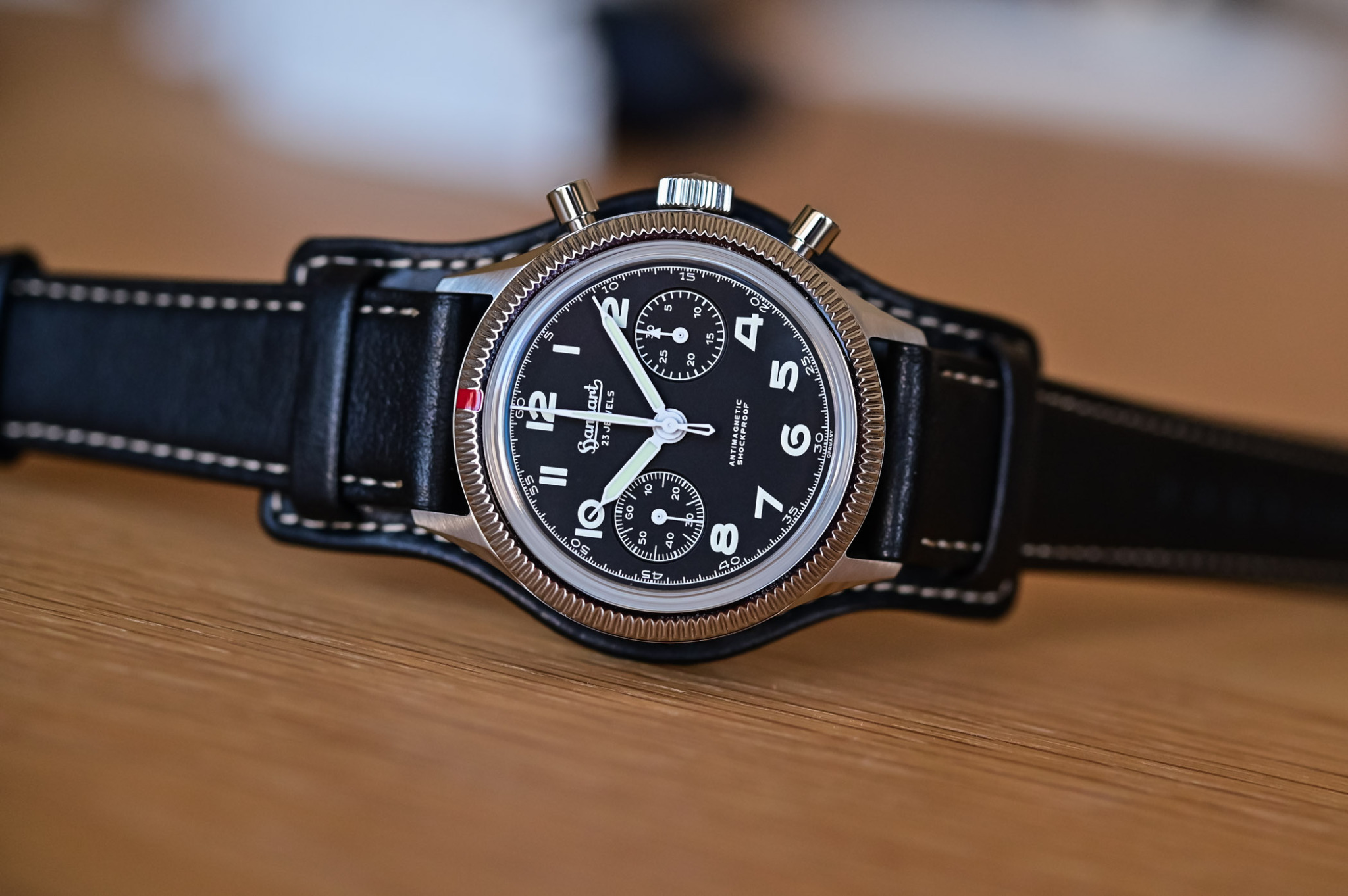 Hanhart 417 ES 1954 39mm Pilot Chronograph - Hands-On, Price