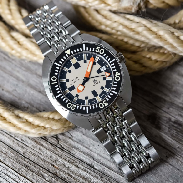 Doxa Army Stainless Steel Collection 2022 - Hands-On Review, Price