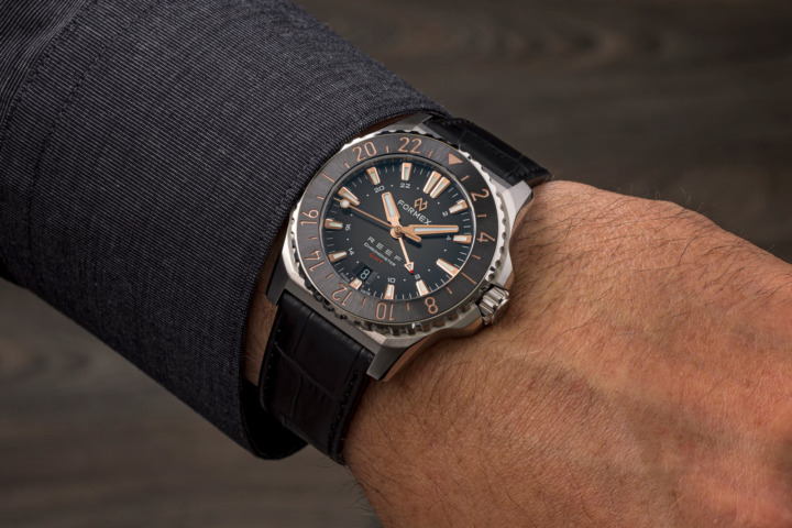 A travel-focused iteration of the Formex Reef dive watch.