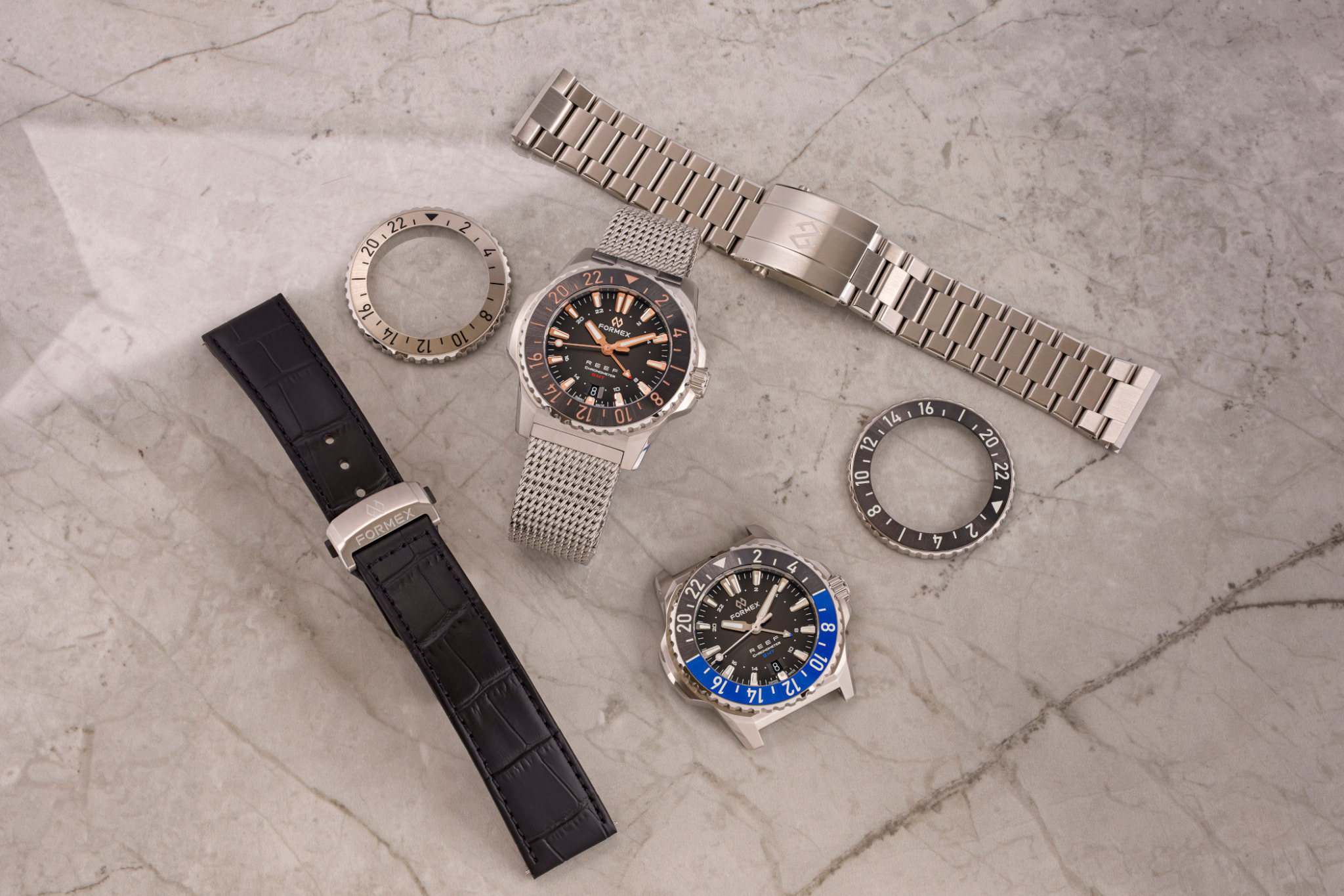 A travel-focused iteration of the Formex Reef dive watch.
