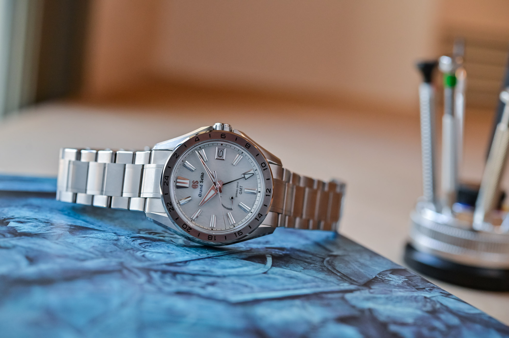 Grand Seiko Mist Flake Sports GMT Spring Drive SBGE285 - Review