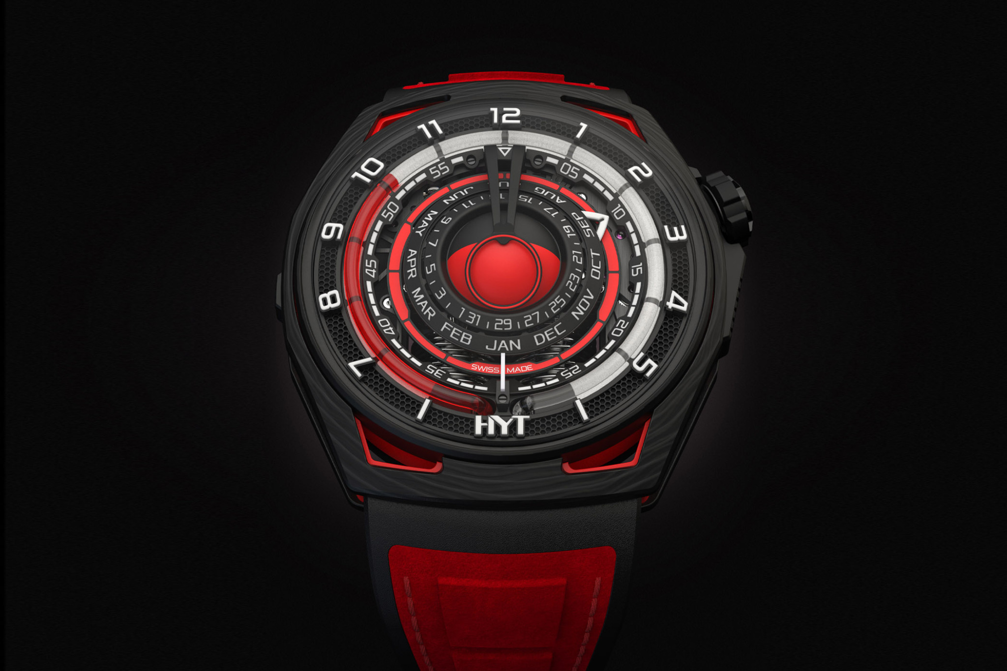 HYT sees red with the complex Moon Runner Magna Red