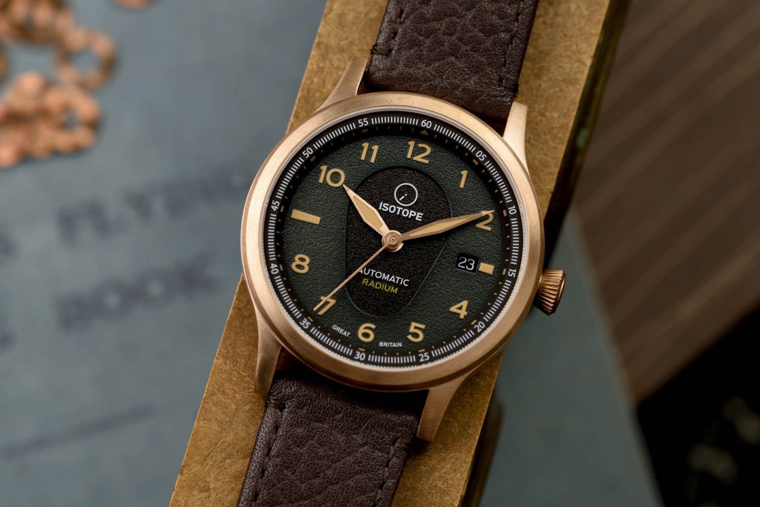 Introducing - Isotope Watches Old Radium Bronze Pilot Collection