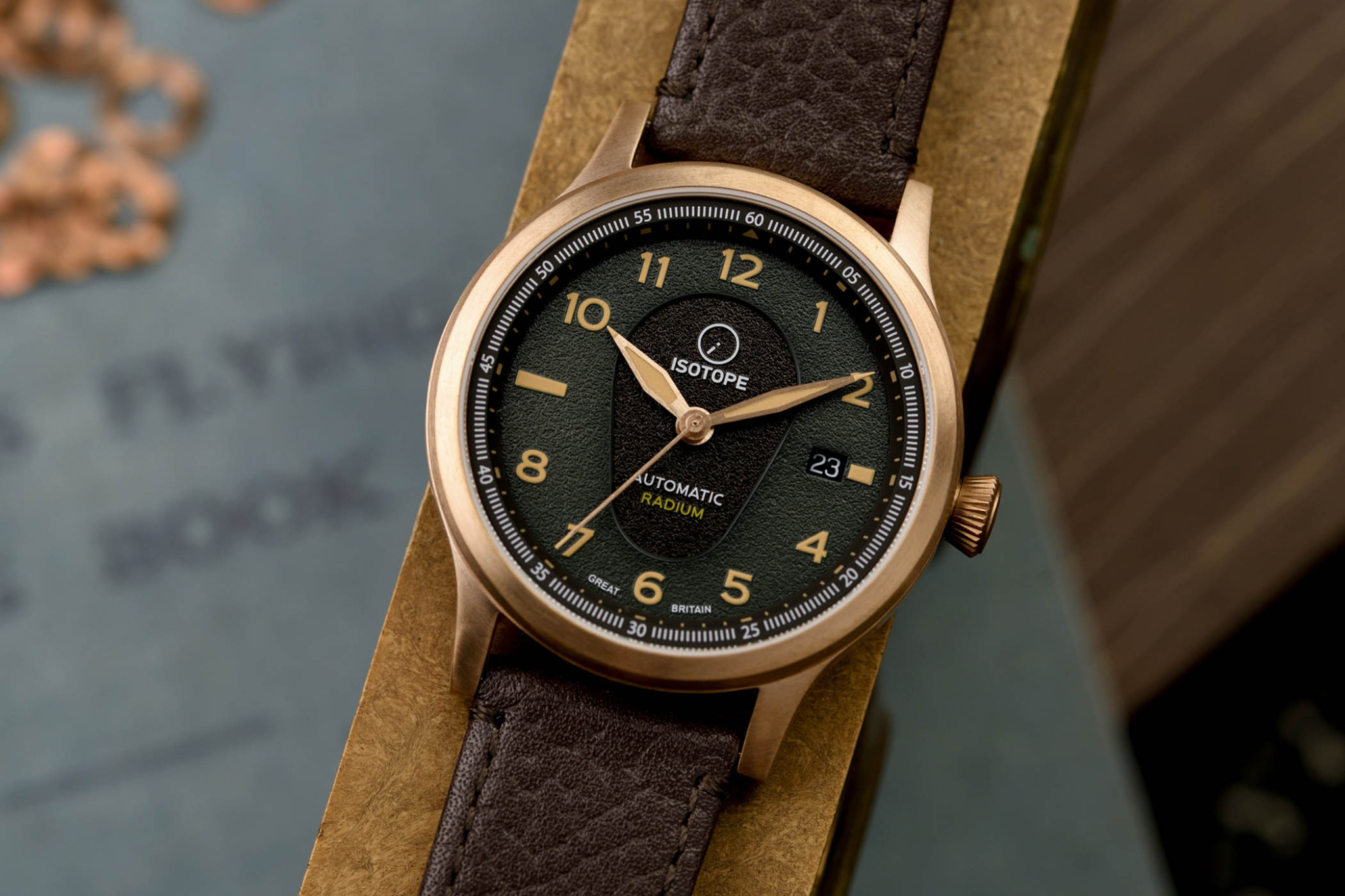 Introducing - Isotope Watches Old Radium Bronze Pilot Collection