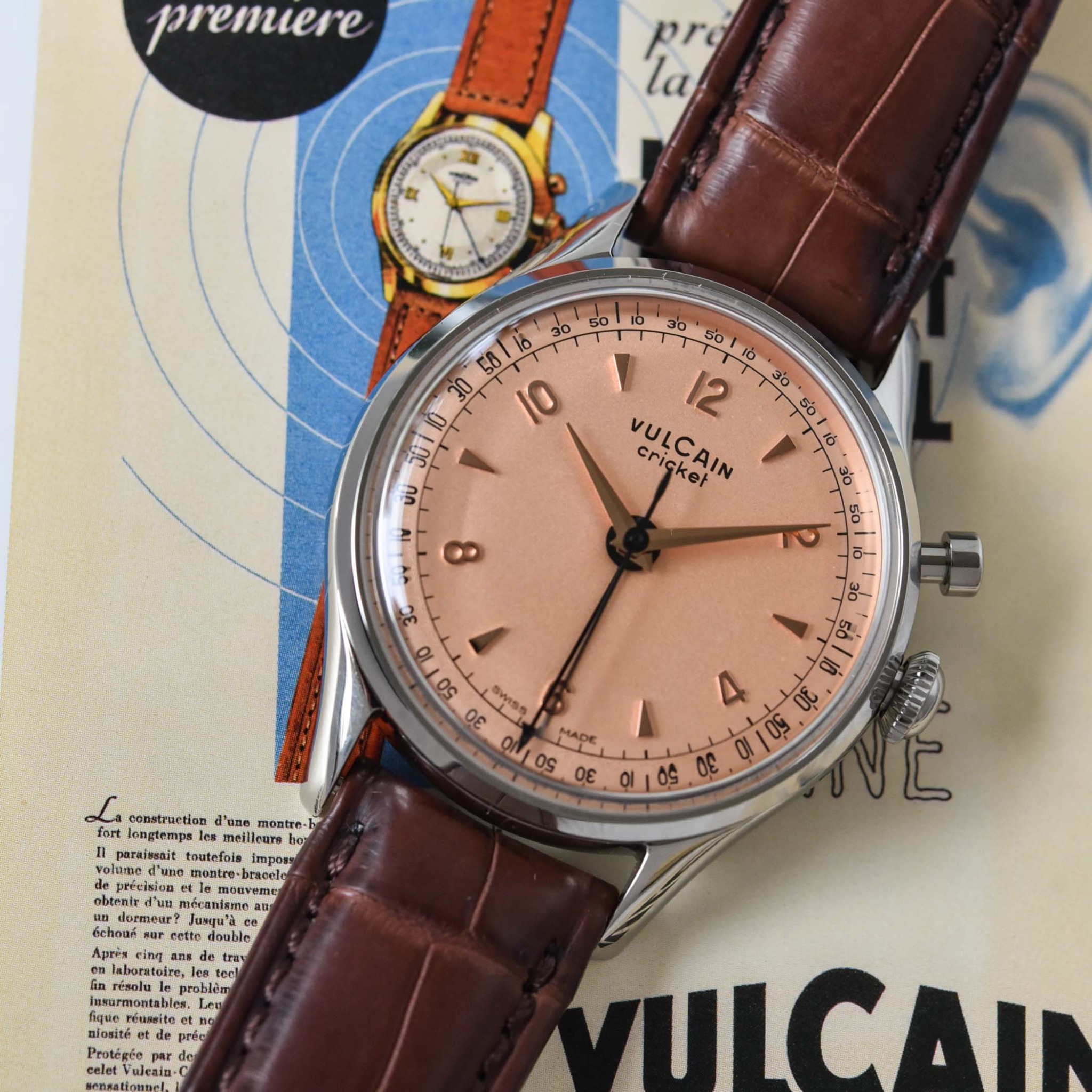 The New Vulcain Cricket Alarm Watch Collection for 2022 (Hands-On)