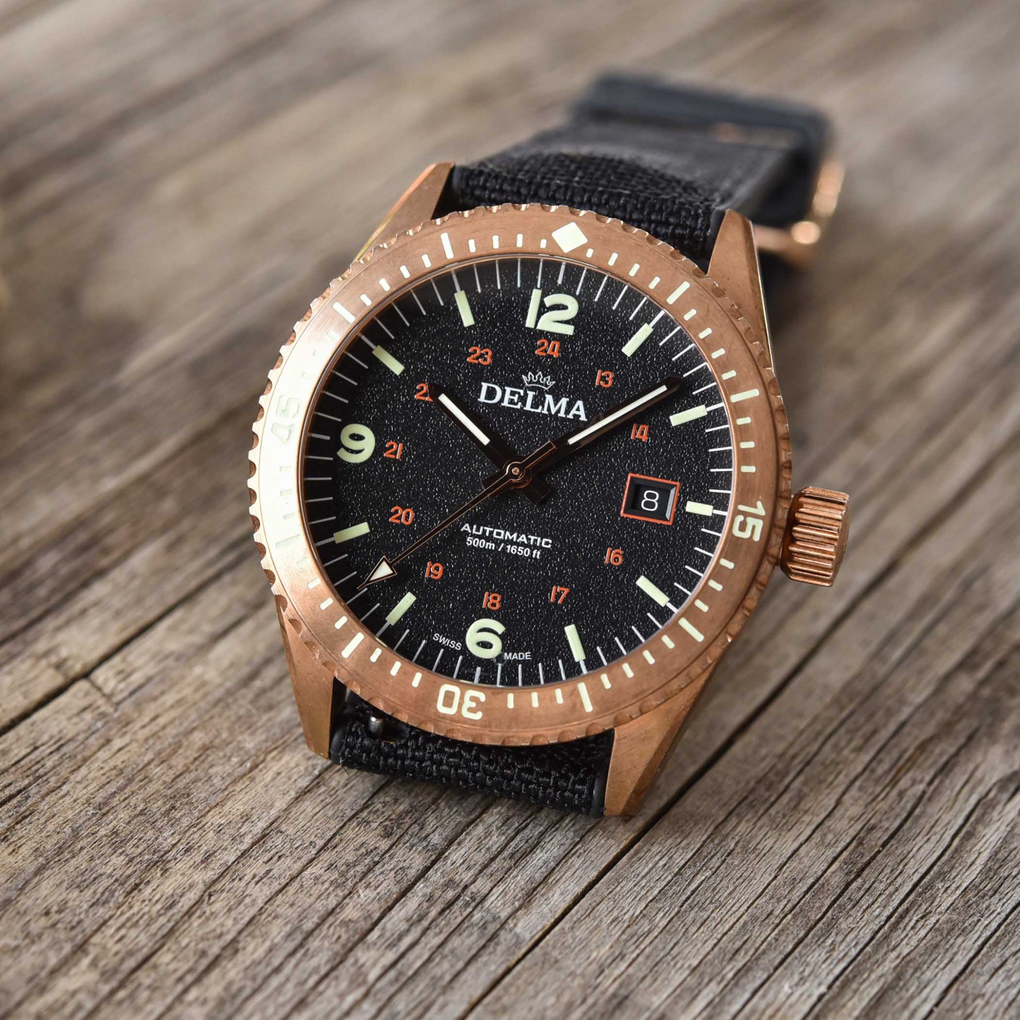 Review - The Accessible Delma Cayman Bronze Field Watch Automatic