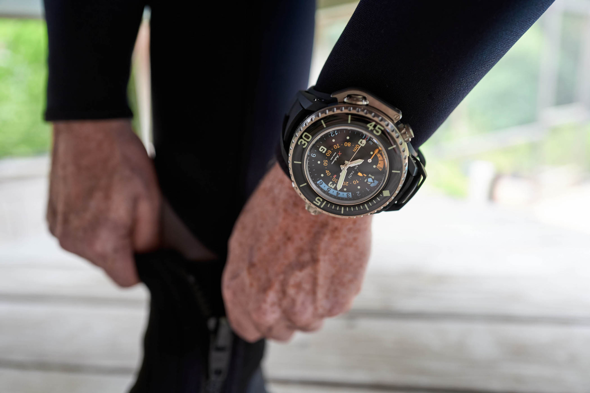 Diving Review - The Blancpain Fifty Fathoms X Fathoms Underwater