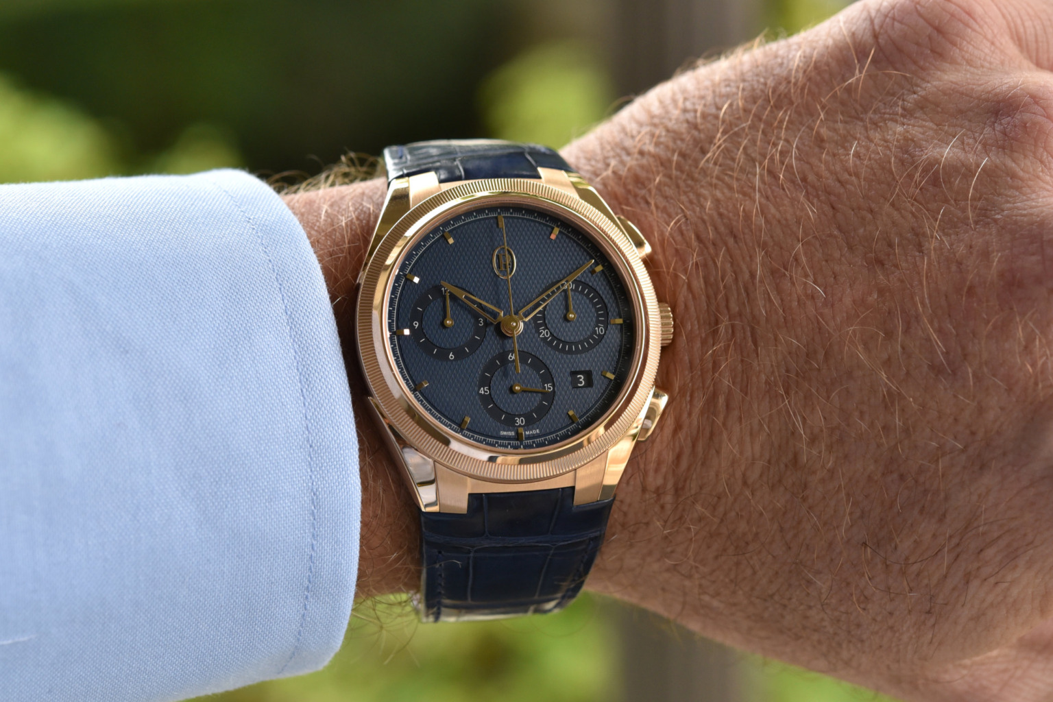 Introducing - Parmigiani Fleurier brings alligator straps to the Tonda PF