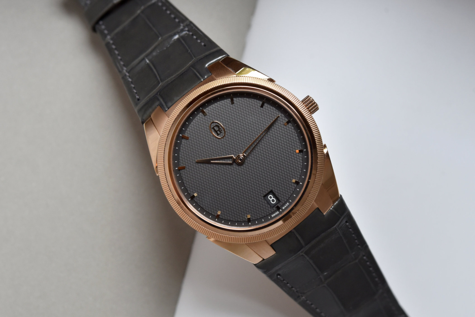 Introducing - Parmigiani Fleurier brings alligator straps to the Tonda PF