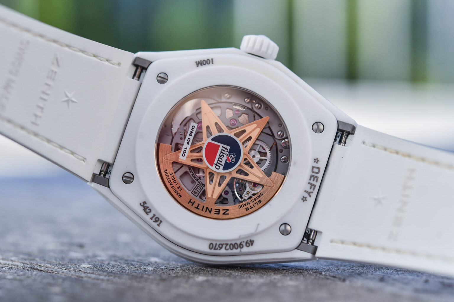 Introducing - The black & white Zenith Defy Classic Fusalp