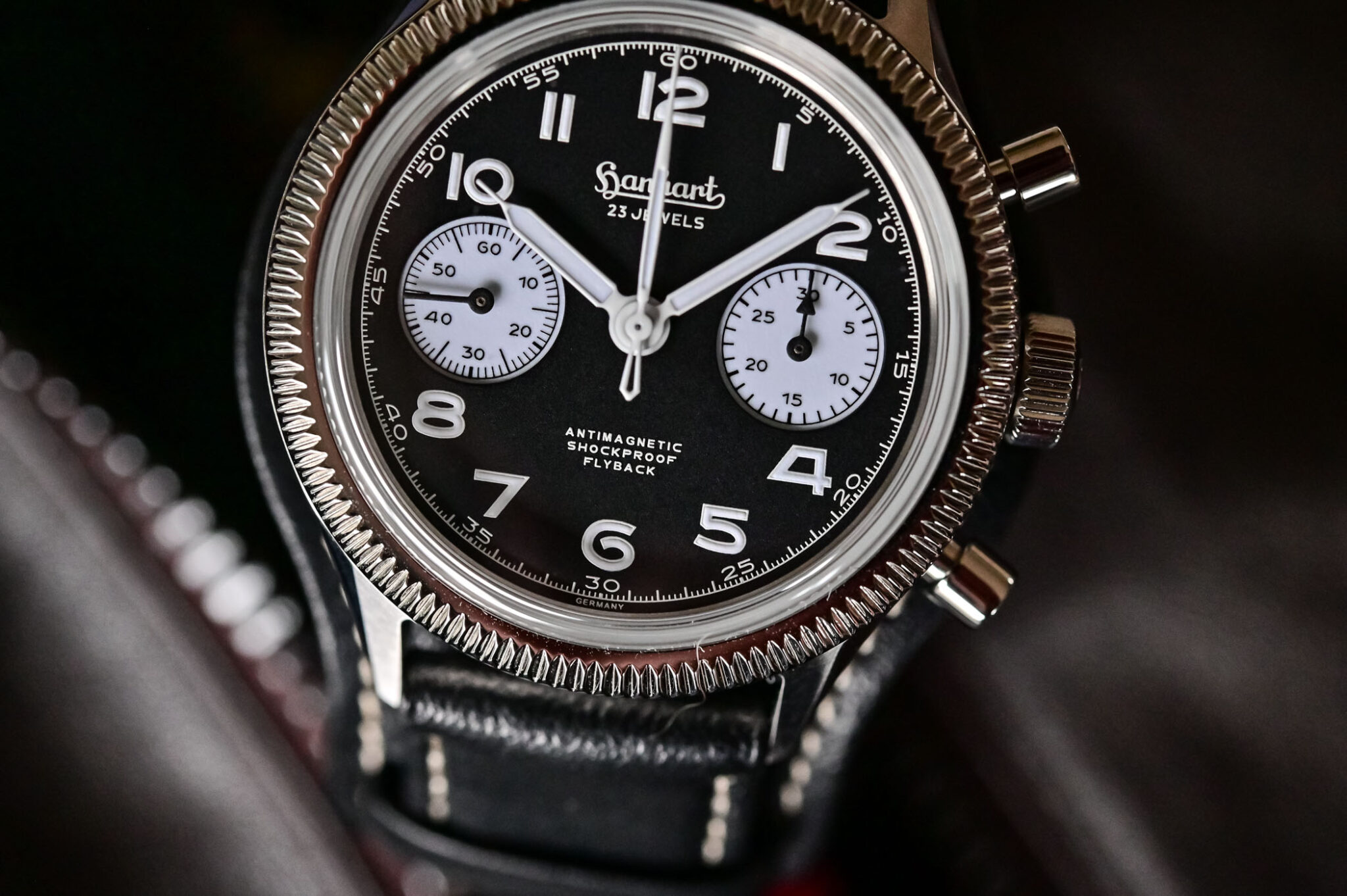 Hands-On Hanhart 417 ES 1954 Flyback Panda 39 and 42