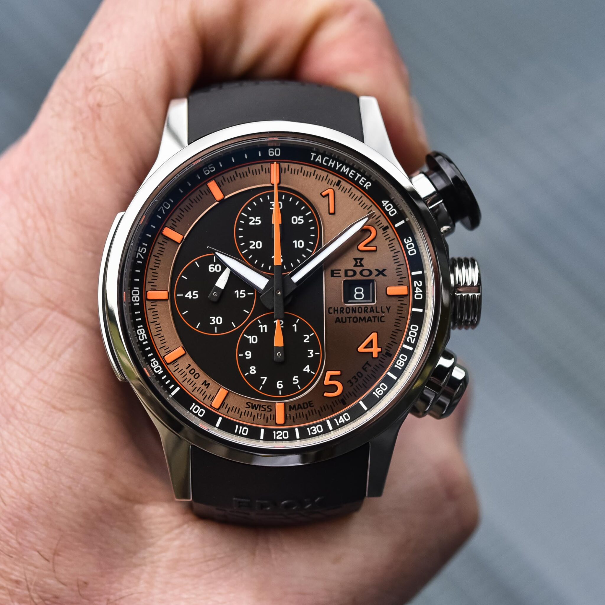 Hands-On Edox Chronorally Automatic Chronograph (Specs/Price)
