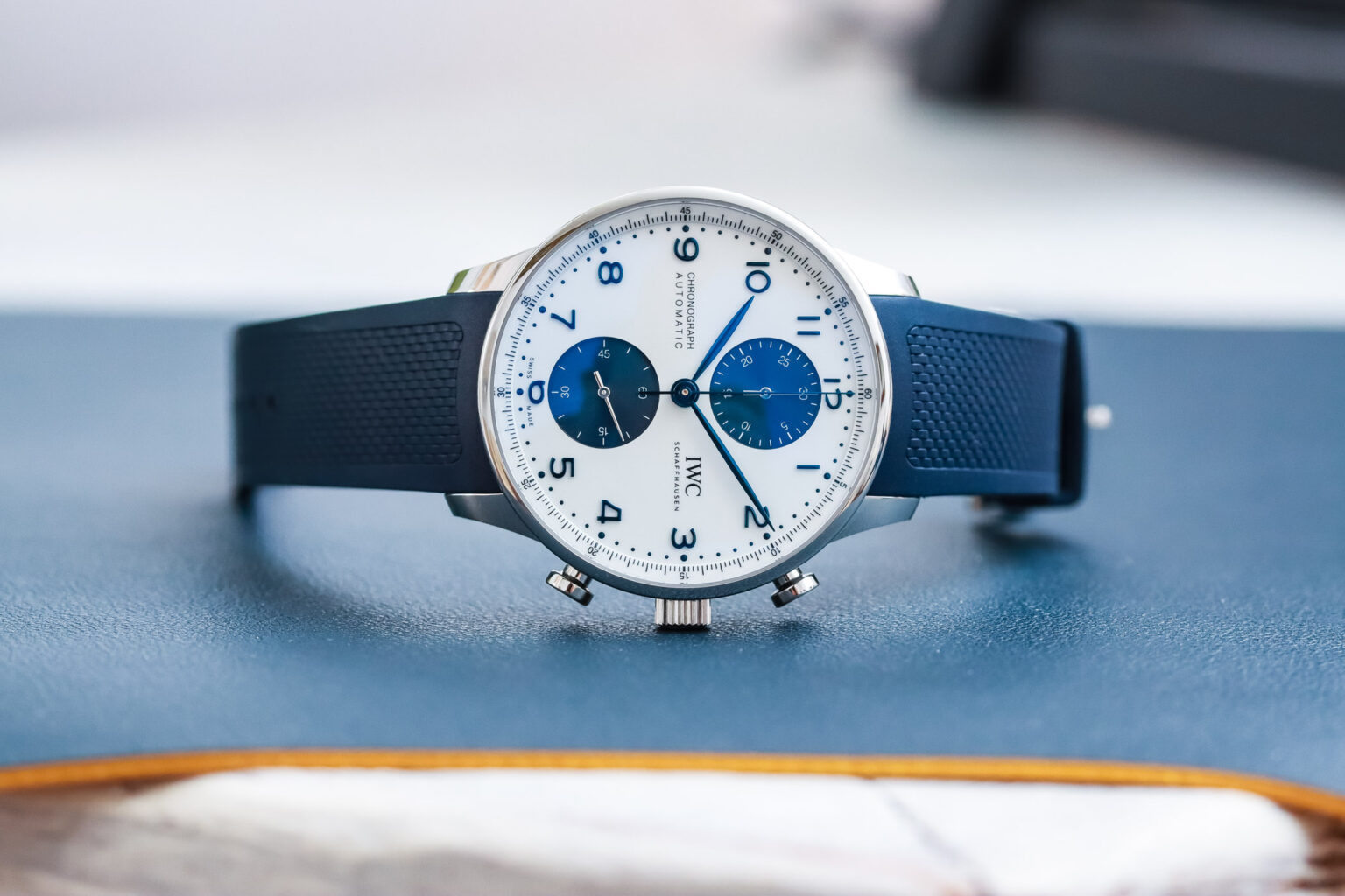 Hands-On IWC Portugieser Chronograph Blue Panda IW371620