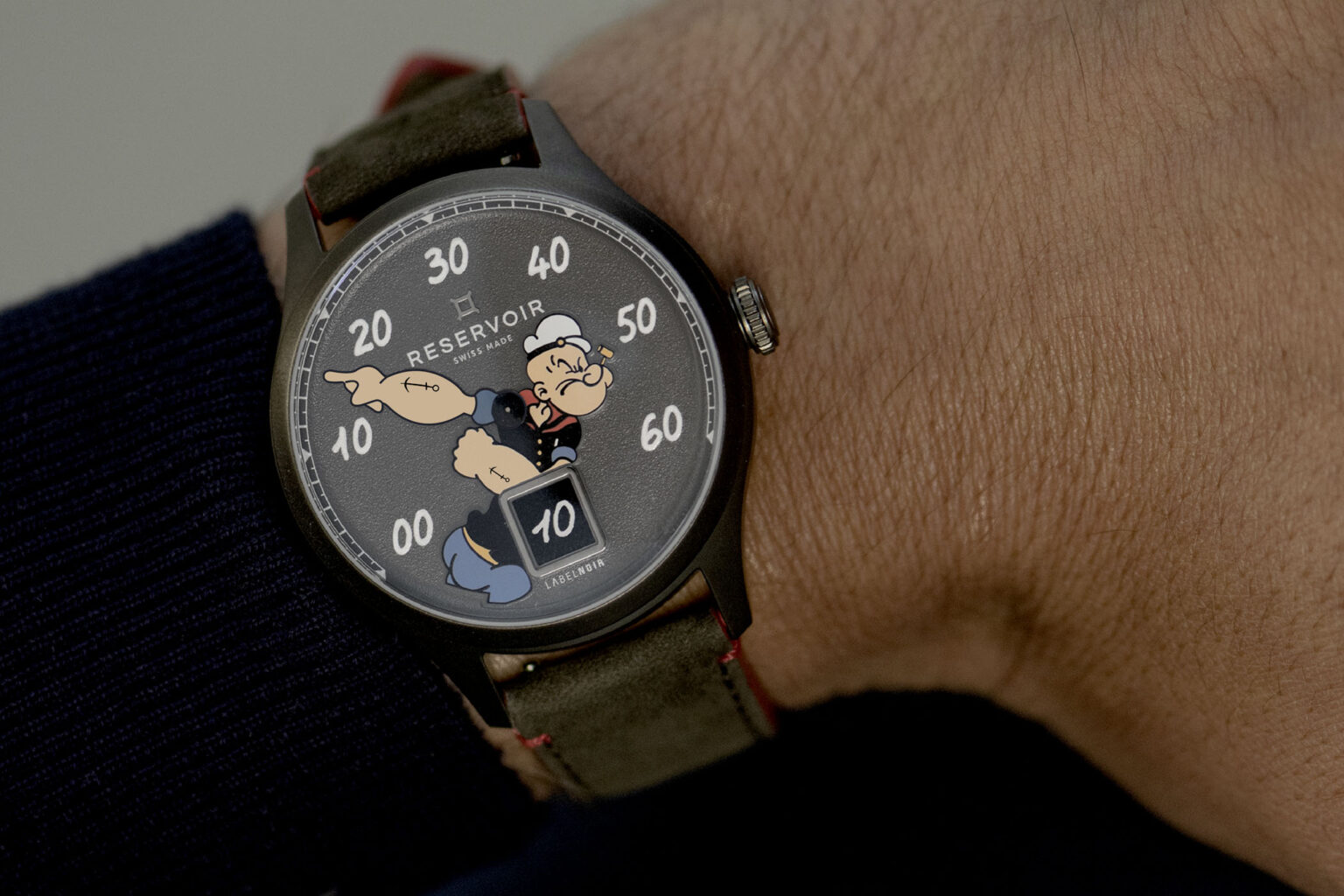 Introducing - The Reservoir x LabelNoir x Popeye Watch