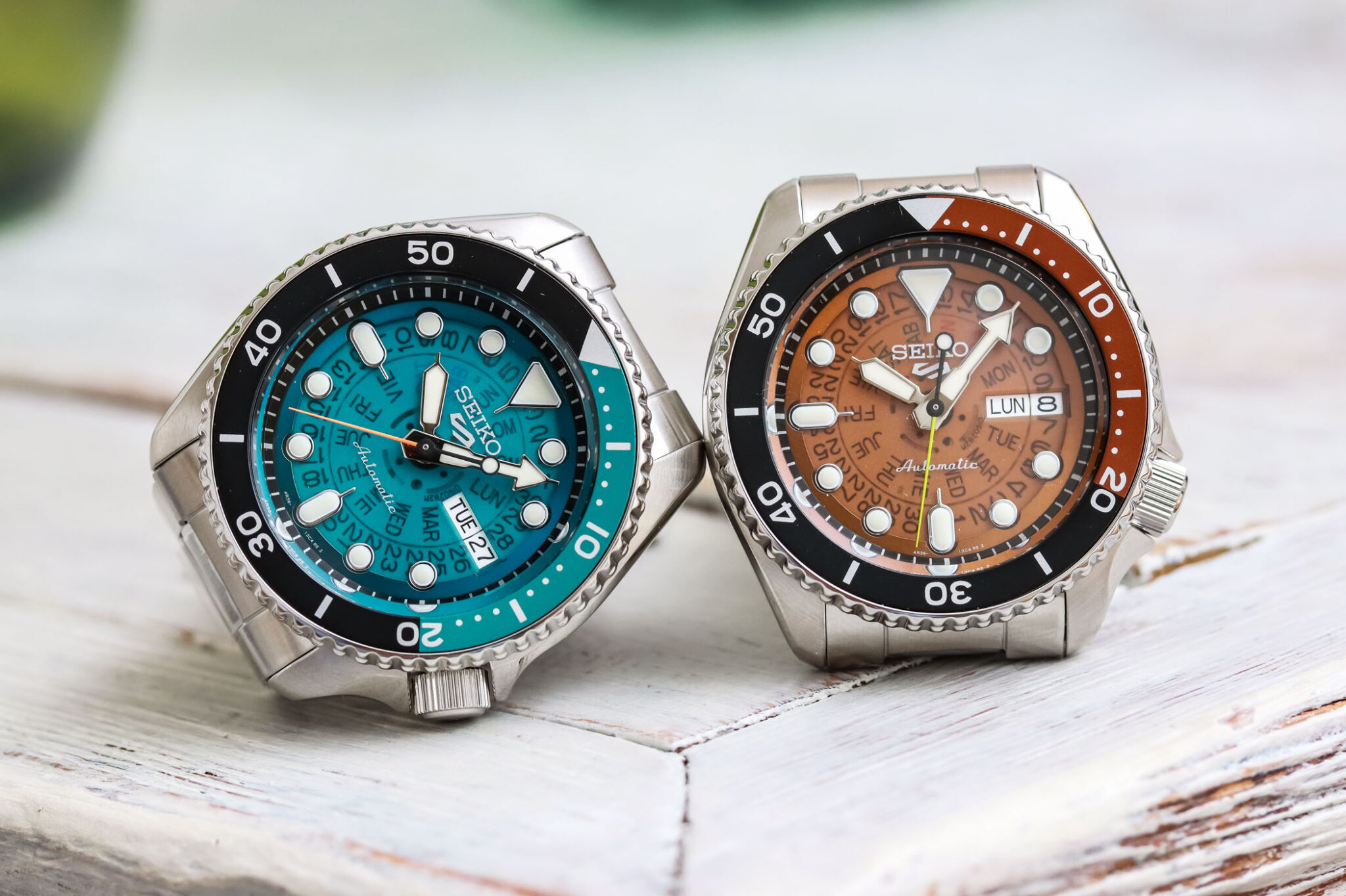 Hands-On Seiko 5 Sports Time Sonar SRPJ45 and SRPJ47