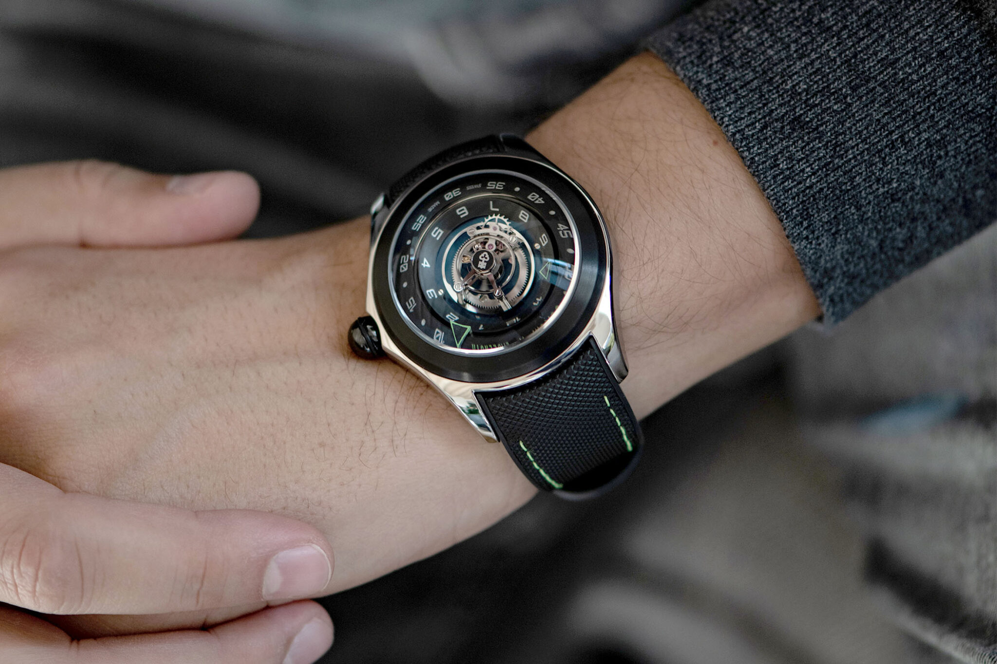 Introducing The Corum Bubble 47 Central Tourbillon by Label Noir