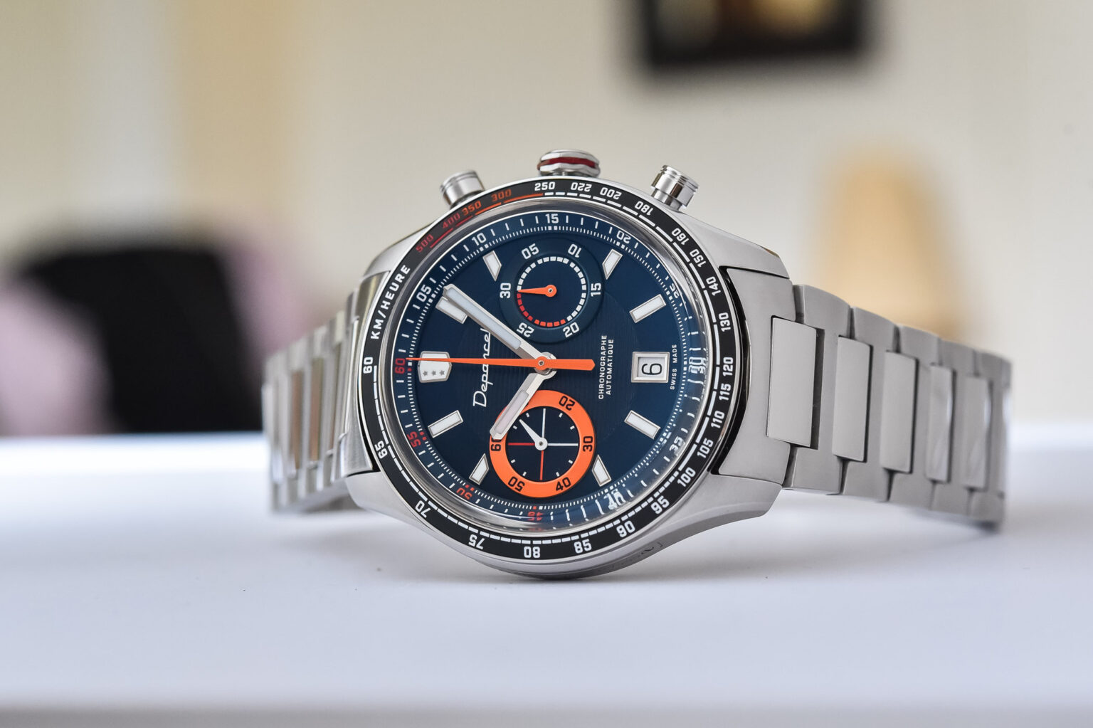 Hands-On With the New Depancel Allure Chronograph Tangerine