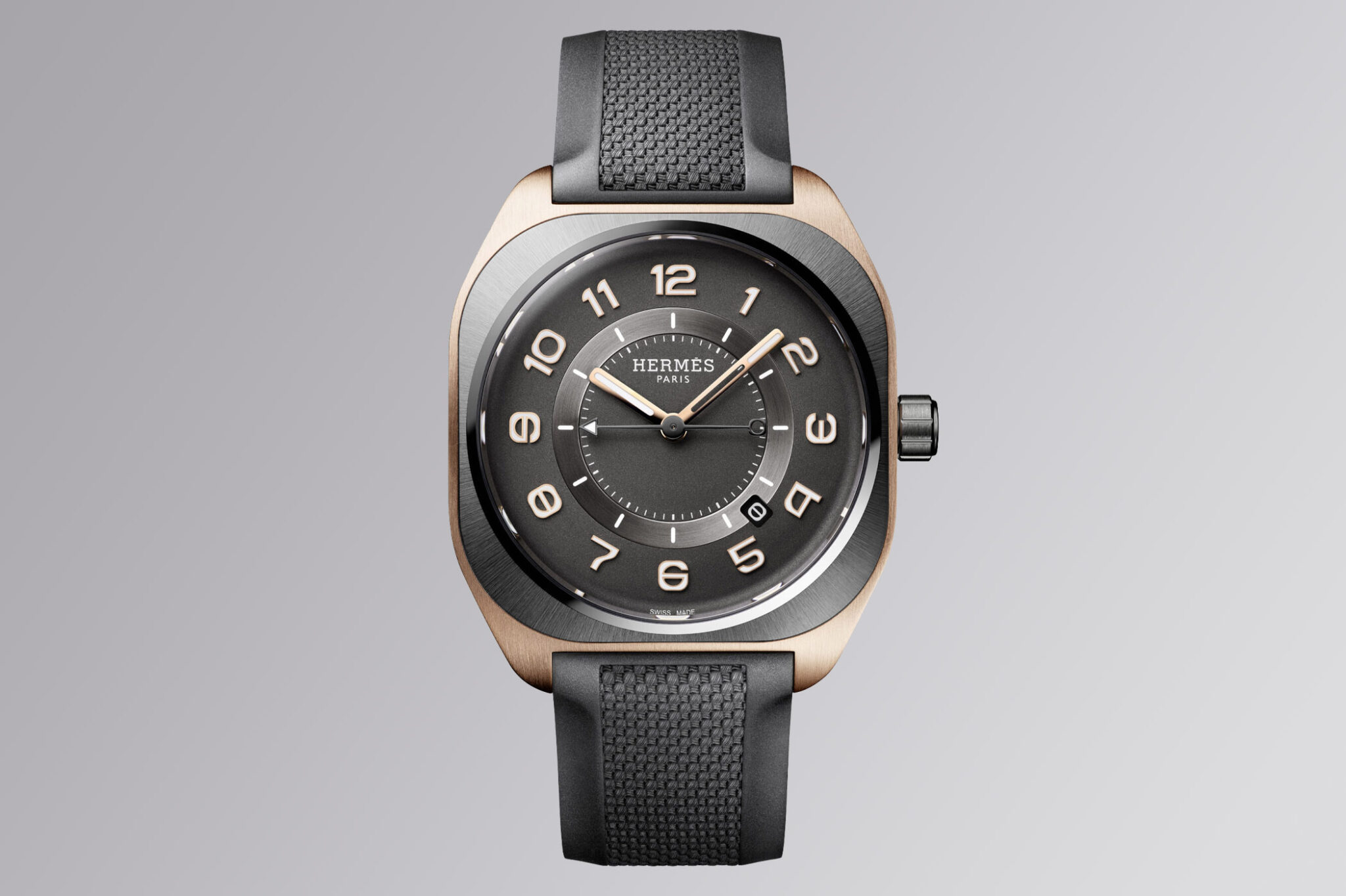 Introducing - The New Rose Gold and Titanium Hermes H08