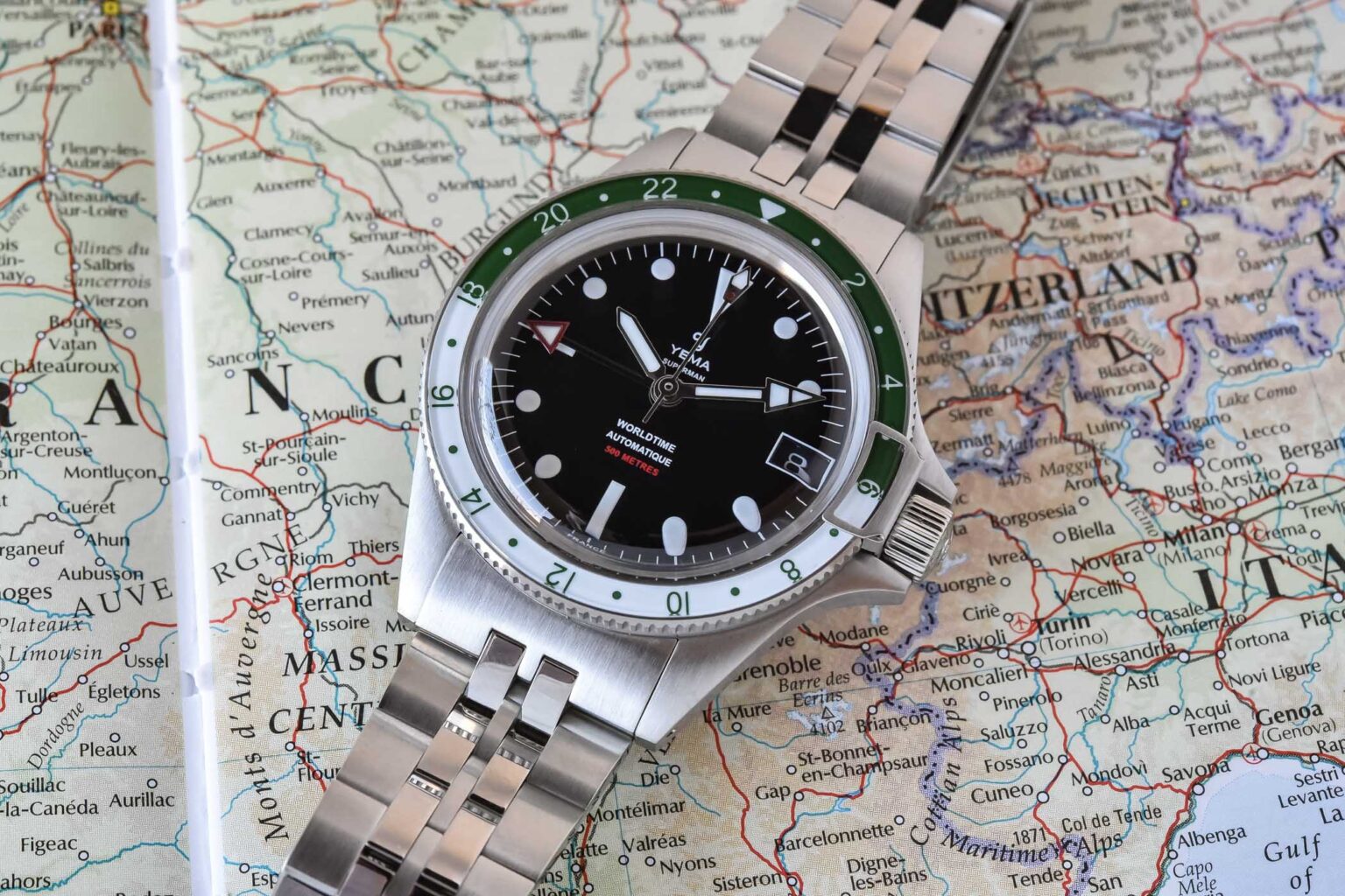 Hands-On With The Latest Editions Of The Yema Superman 500 GMT